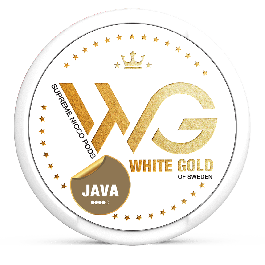 White Gold Java Strong | Coffee Flavored Nicotine Pouches